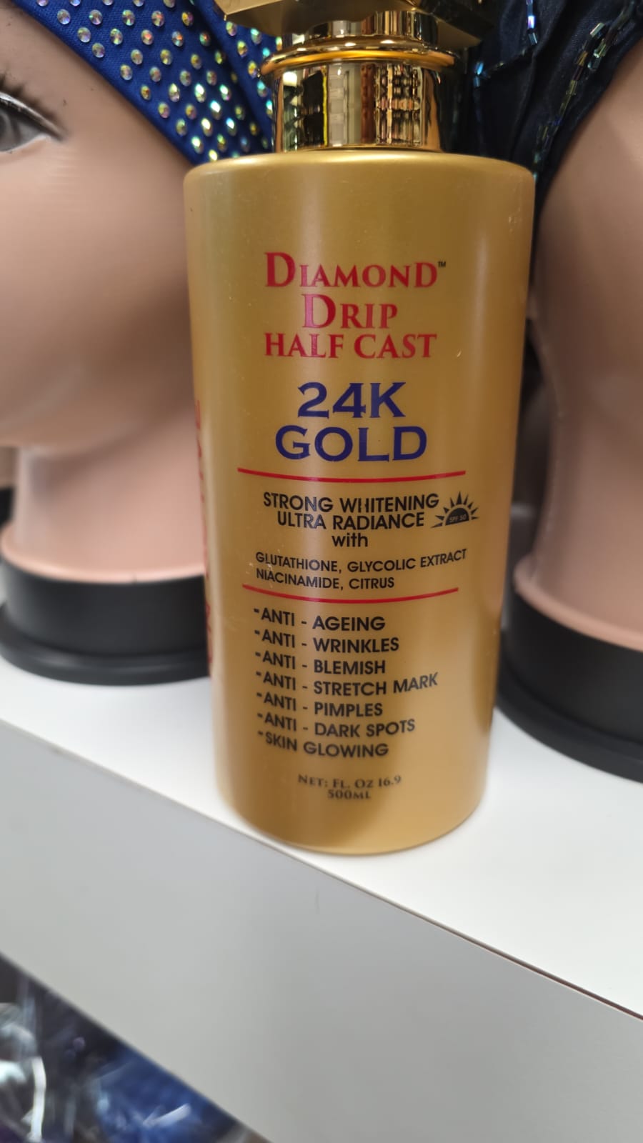 Diamond Drip Half Cast 24K Gold – Shy Superstore